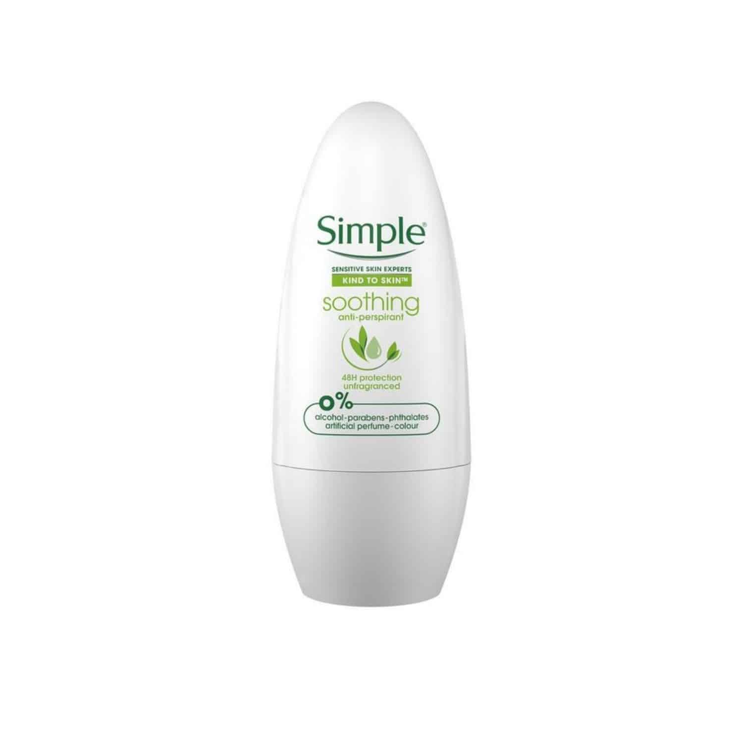Simple Soothing Anti-Perspirant Roll-On Deodorant 50ml | SHOPPE.LK Simple Soothing Anti-Perspirant Roll-On Deodorant 50ml | SHOPPE.LK