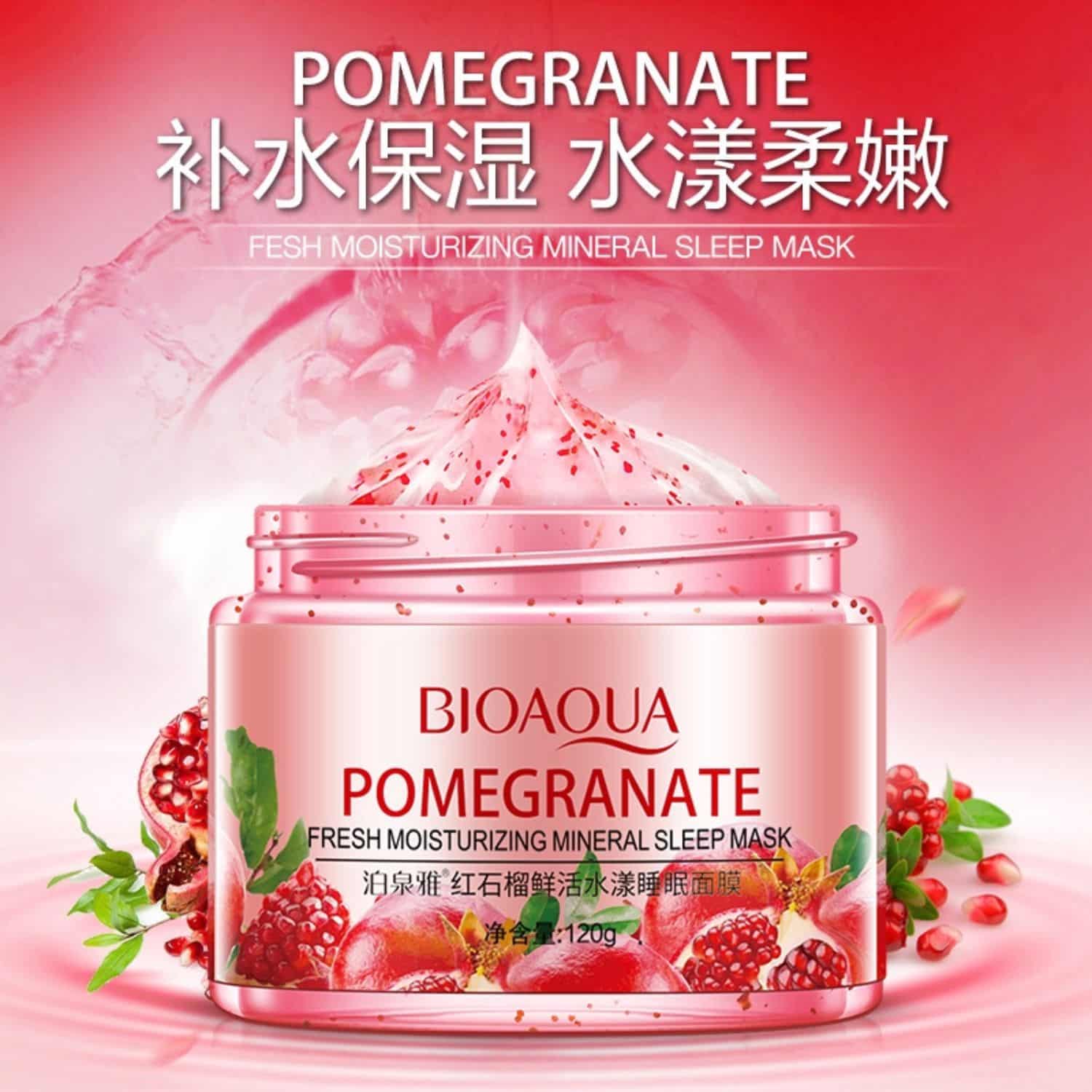 Revitalize Your Skin with BIOAQUA Pomegranate Sleeping Mask- 120g ...