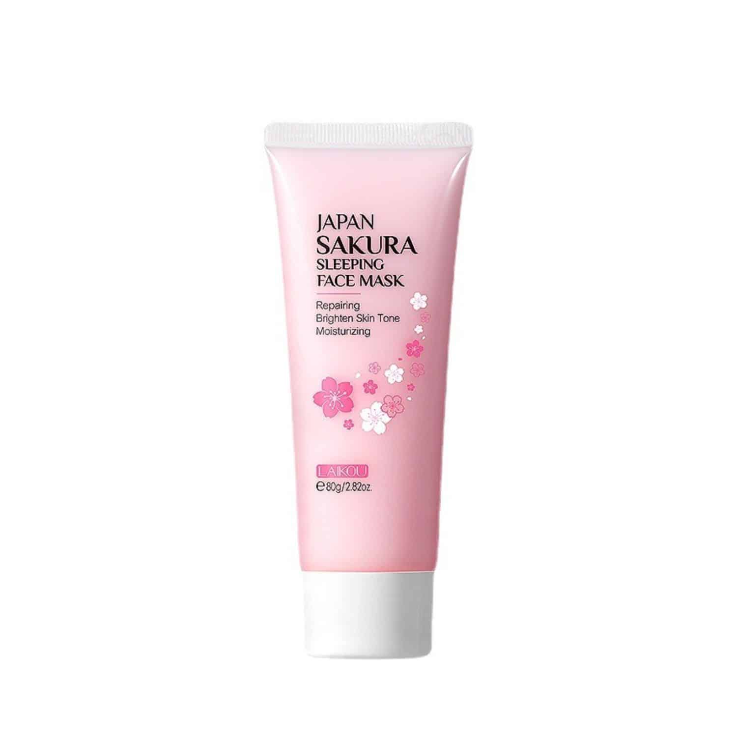 Nourishing LAIKOU Japan Sakura Sleeping Mask 80g | SHOPPE.LK