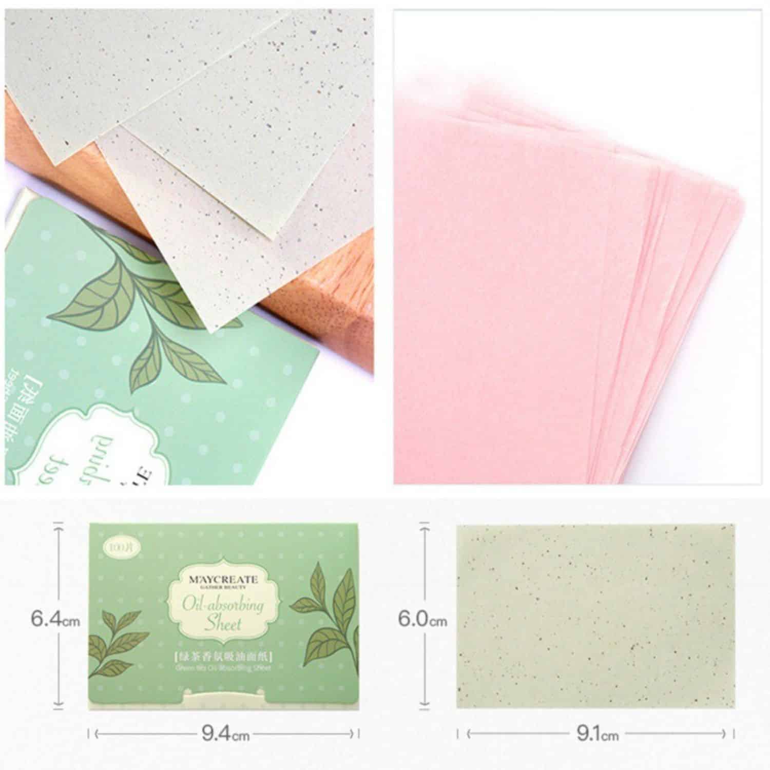 MAYCREATE Oil Absorbing Paper - 100pcs | SHOPPE.LK