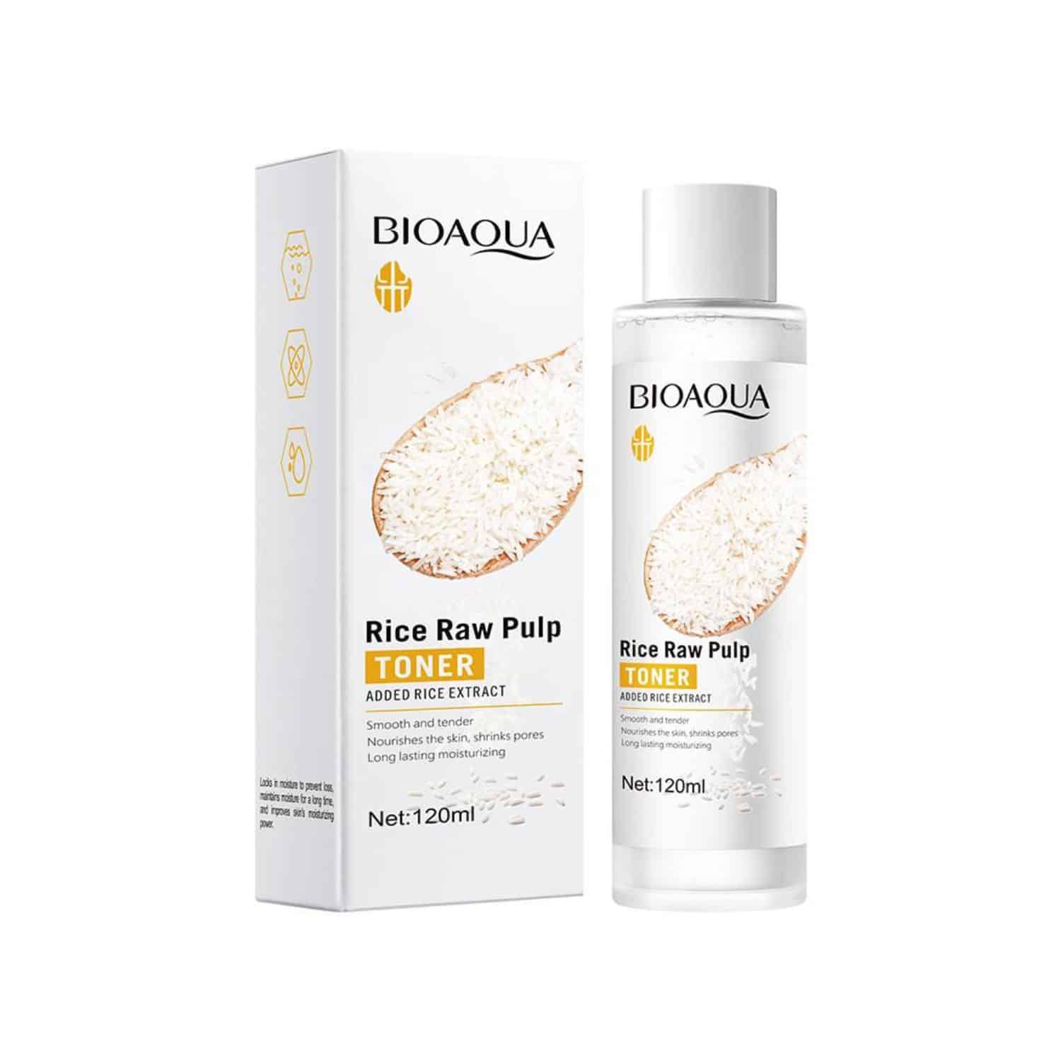 BIOAQUA Rice Water Toner - Raw Pulp, Moisturizing, and Whitening ...