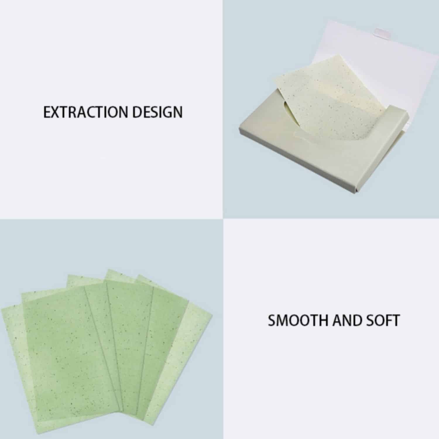 Oil Control Paper - 100 Premium Blotting Tissues for Instant oil ...