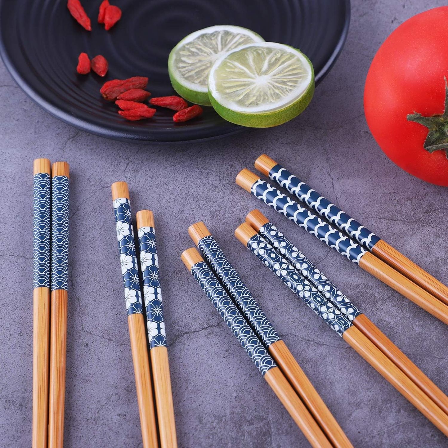 Elegant Premium Chopsticks Set - 5 Pairs | SHOPPE.LK