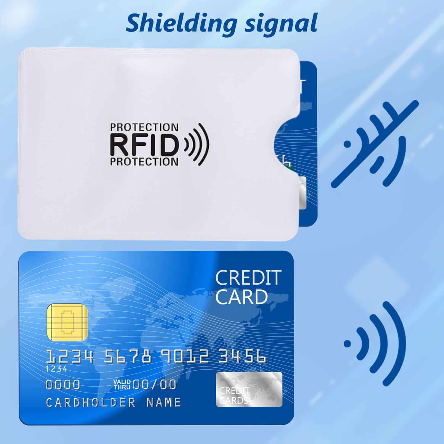 Protect Your Cards with RFID Protection Anti-Scan Sleeves - 5-Pack ...