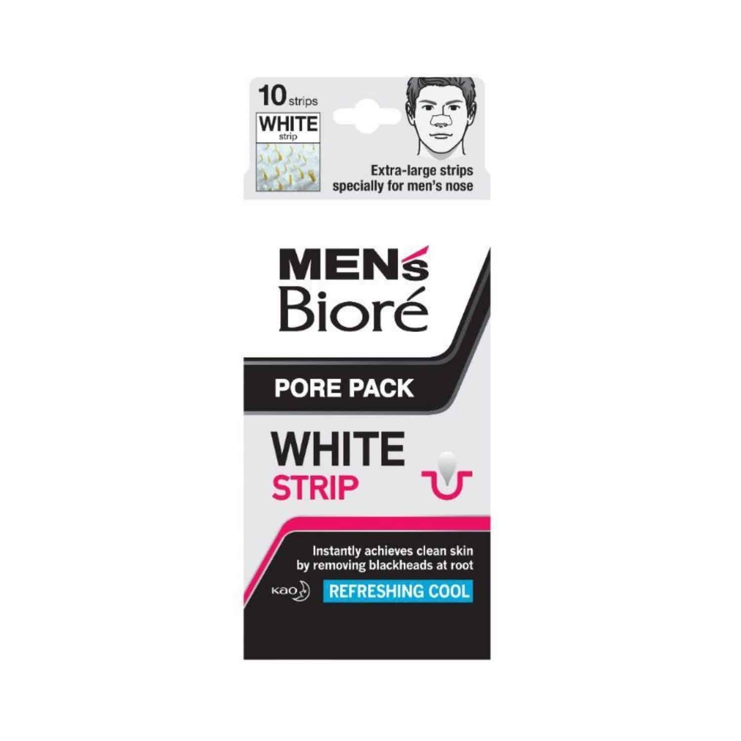 MEN's BIORE Pore Pack White 10 Strips | SHOPPE.LK