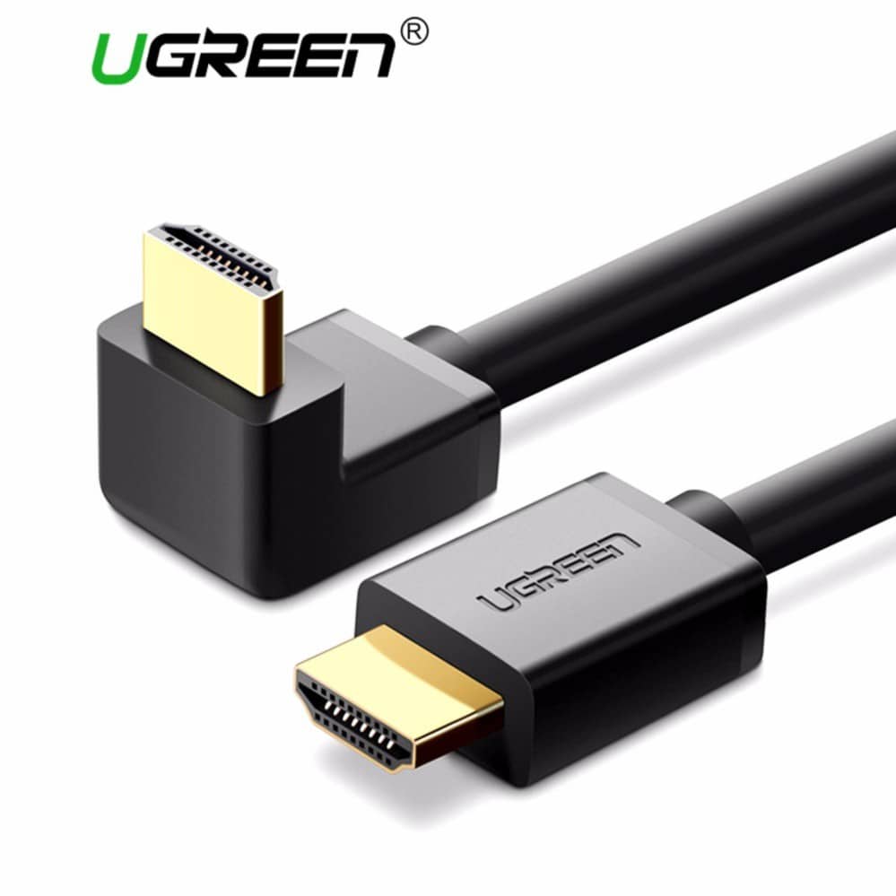 UGREEN HDMI Cable with Ethernet 90 Degree Right Angle Supports 3D 4K ...
