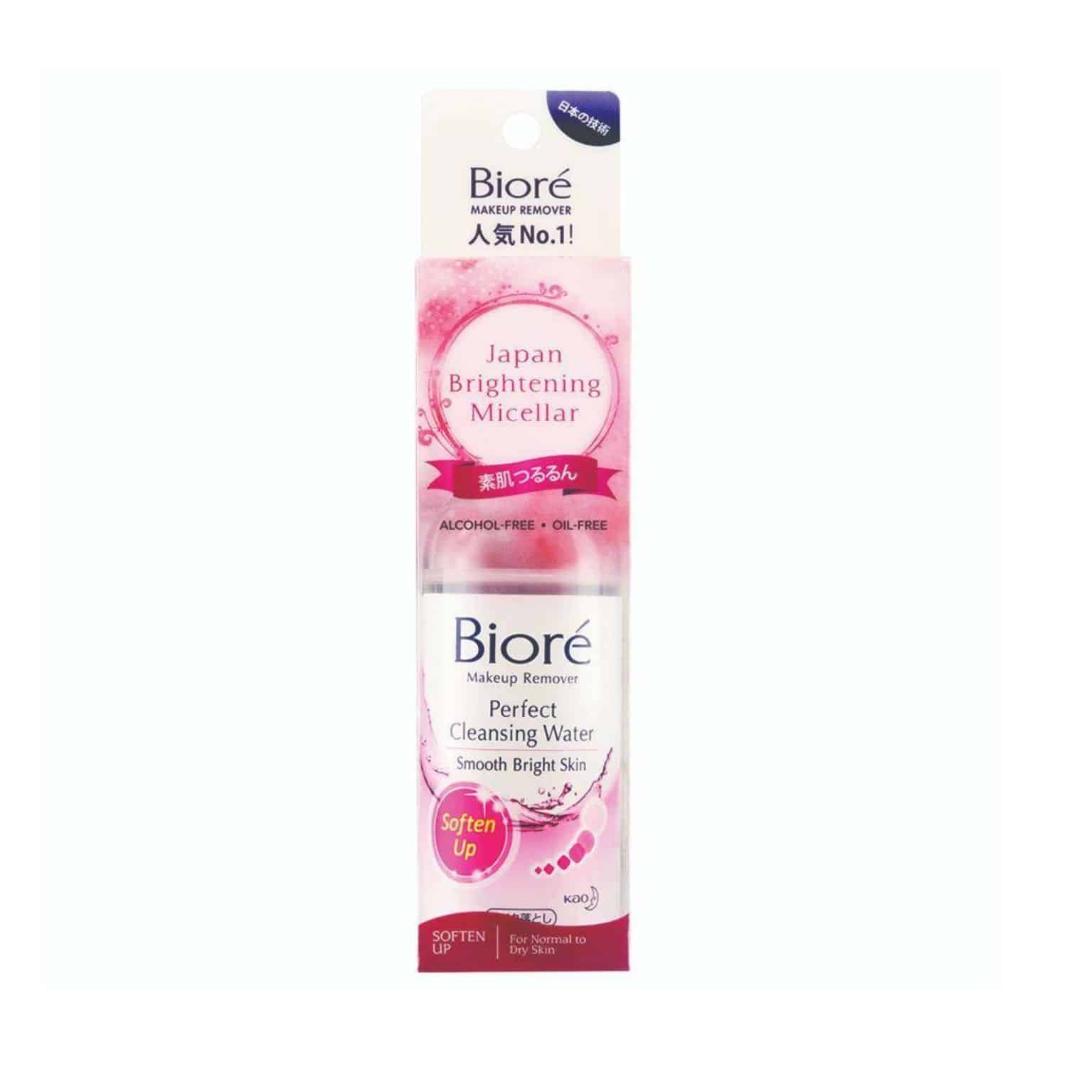 BIORE Makeup Remover Cleansing Water - 90ml - Softening Power | SHOPPE.LK