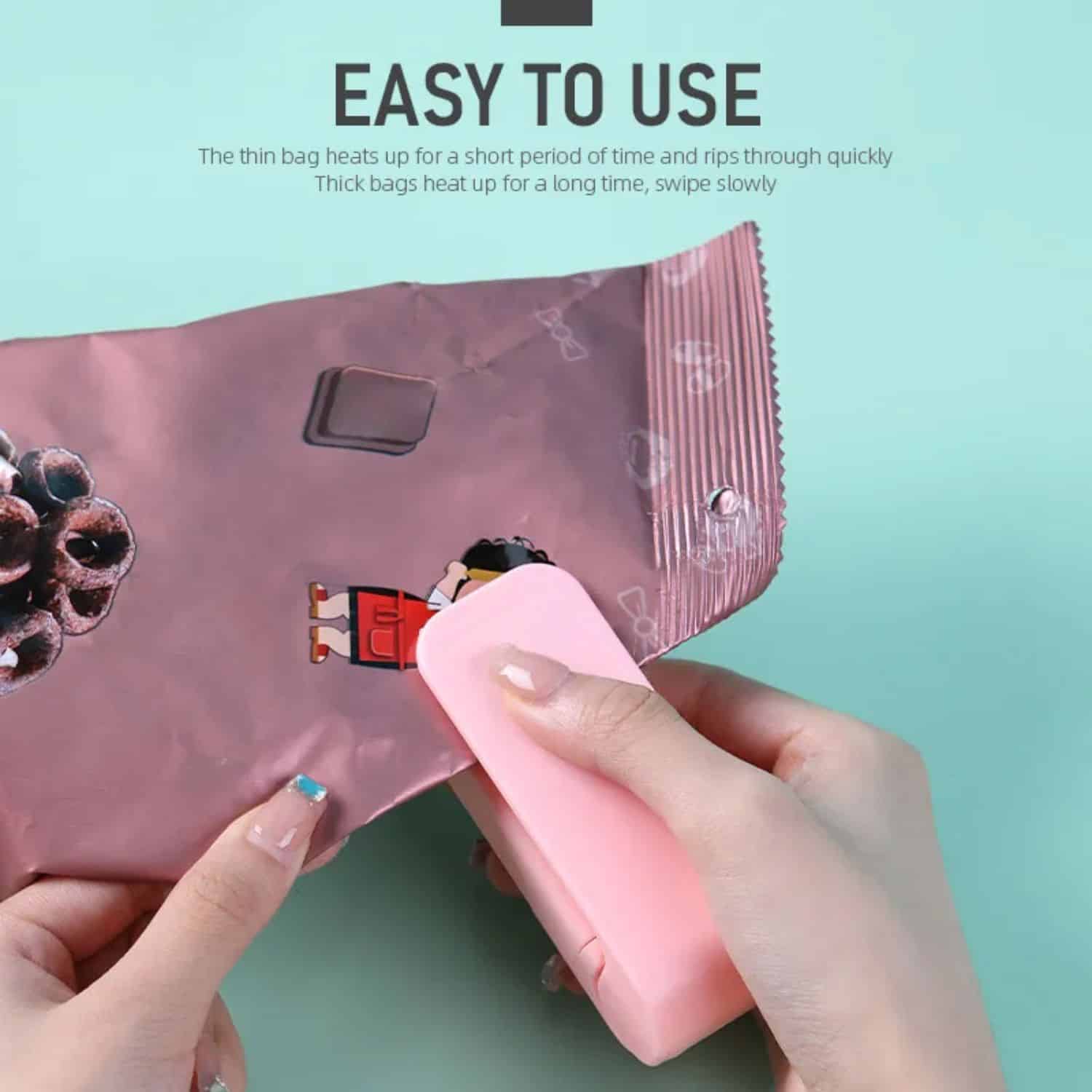 Portable Mini Sealer Machine - Keep Your Food Fresh and Sealed | SHOPPE.LK